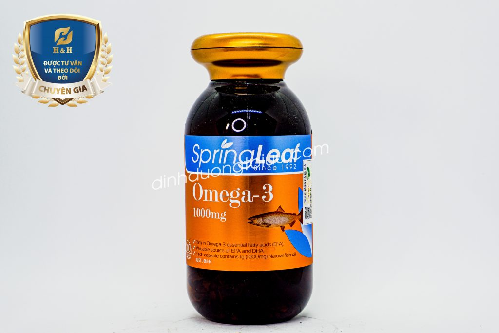 Spring Leaf Omega 3| Dầu cá nguyên chất nhập khẩu Úc